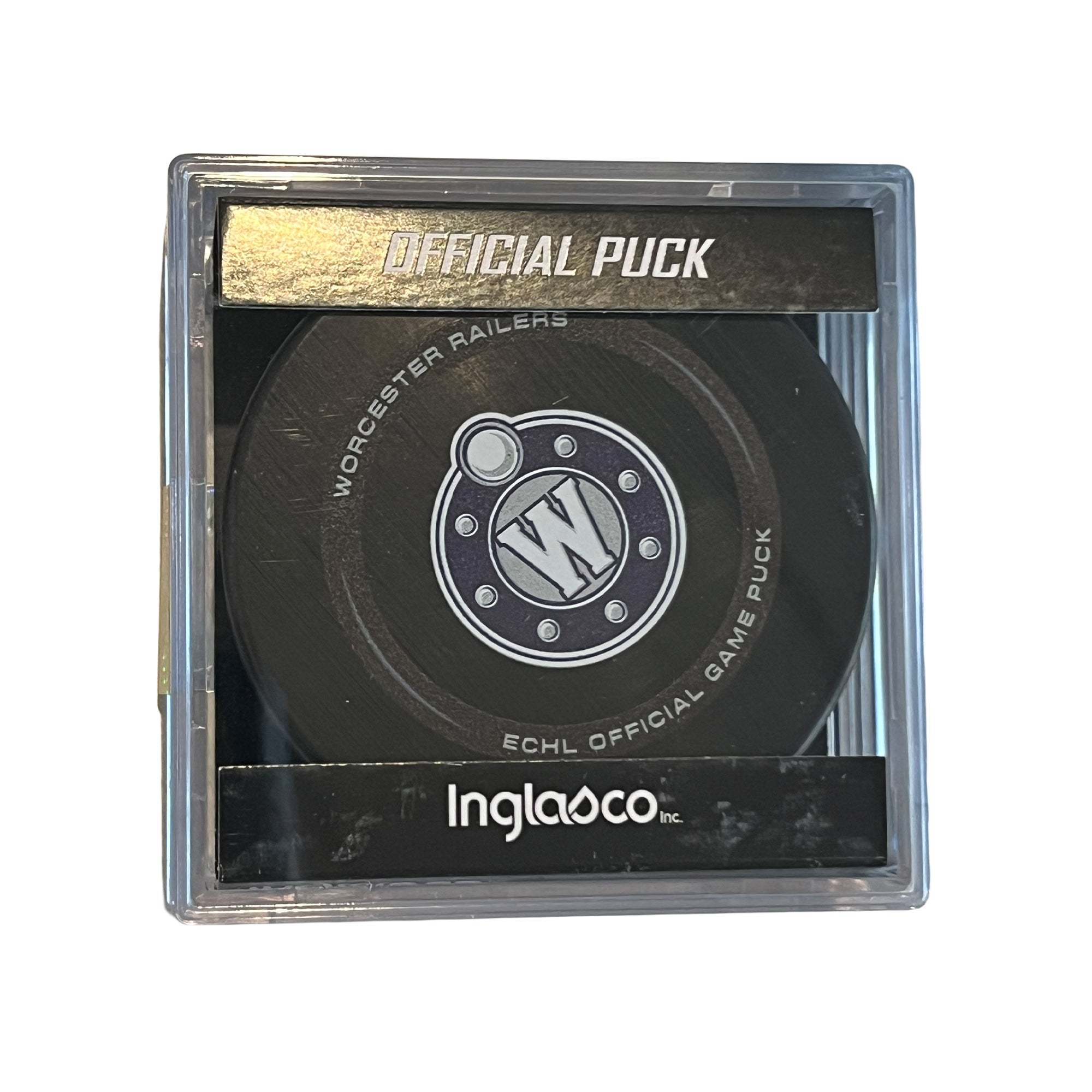 Official Game Cube Puck – Worcester Railers Team Store